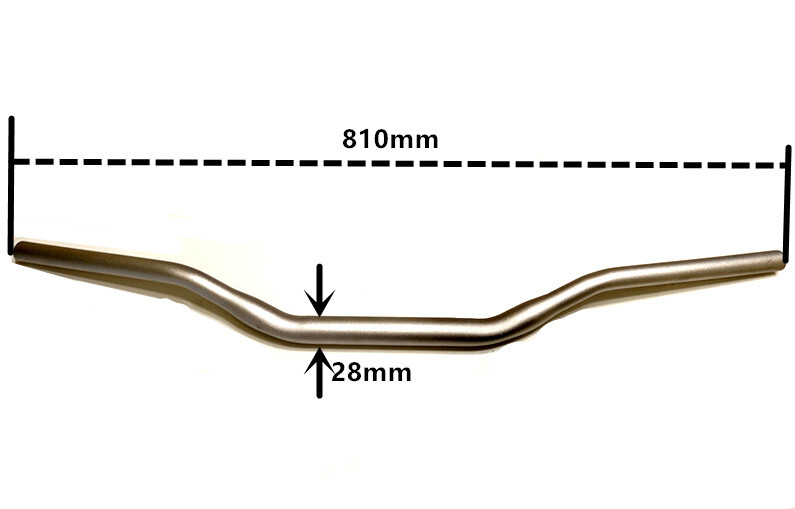 28mm Heavyduty performance Alloy Handlebars for Dirt Bike 810mm length ...