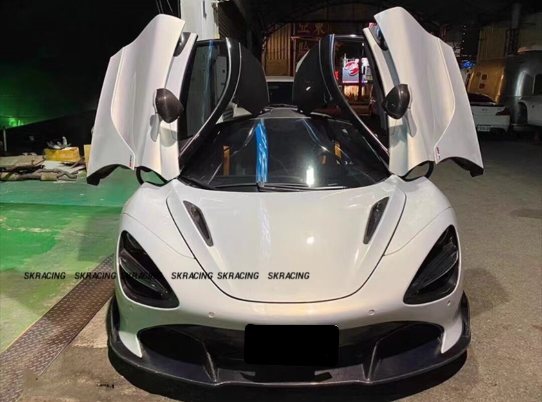 Real Carbon Fiber Front Bumper Lip Diffuser Splitter For McLaren 720S ...