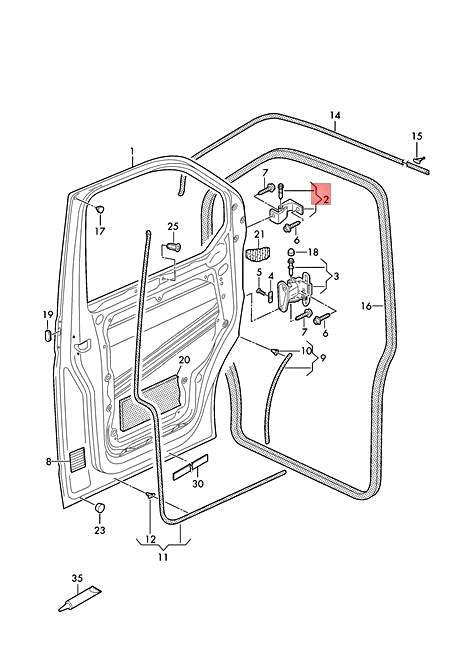 Genuine VW Campmobile Typ2 Transp. LT Campmobile-T5 T6 Door Hinge ...