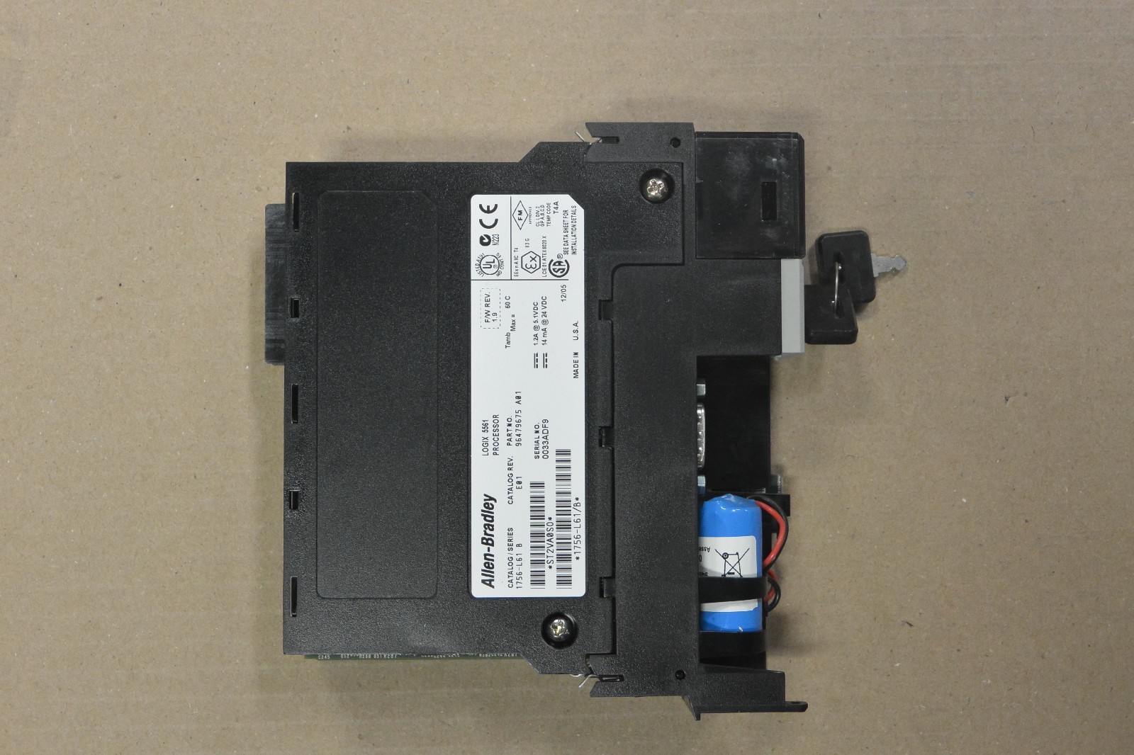 Allen-bradley 1756-l61 Series B Logix 556 ControlLogix 5561 Processor ...