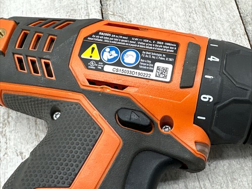 Ridgid R82005 12V 3/8" Compact Cordless Drill/Driver TOOL ONLY | eBay