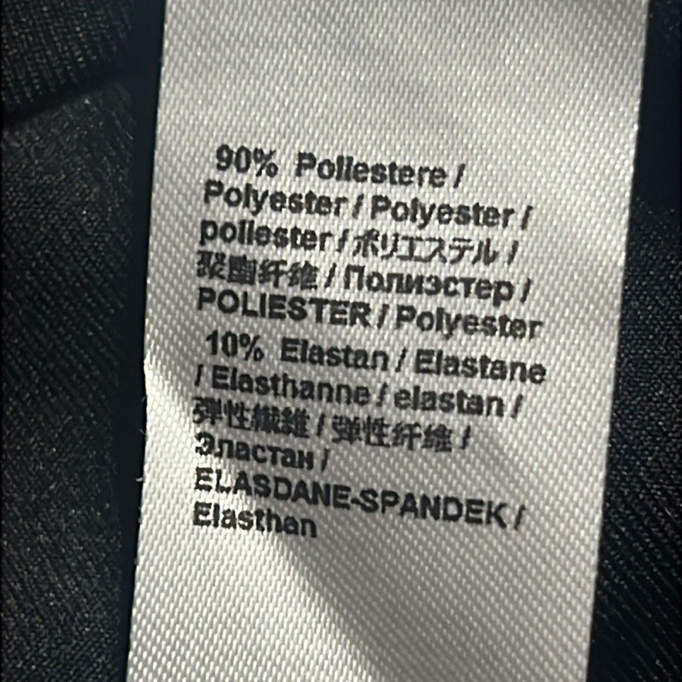 Cavalli Class Var Taper Black Leggings Women Sz Small Gold Wording Reg ...