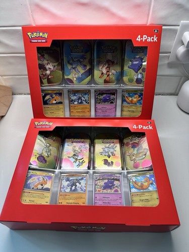 Lot of 2 Pokemon TCG 151 Mini Tins 4 Pack + 4 Promos Sams Club ...