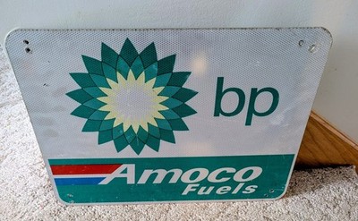 BP Amoco Fuel Gas Station Sign | eBay