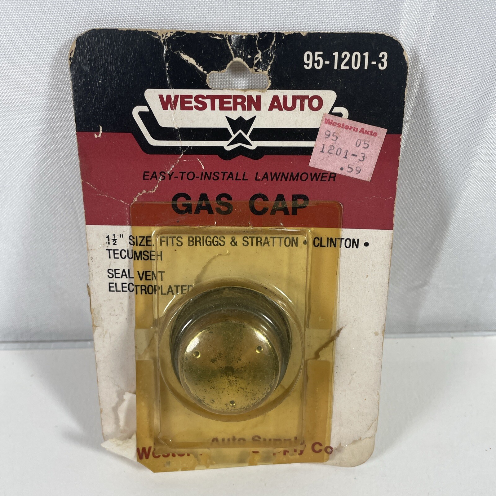 Vintage Lawnmower Gas Cap Western Auto NOS Tecumseh Briggs & Stratton Clinton | eBay