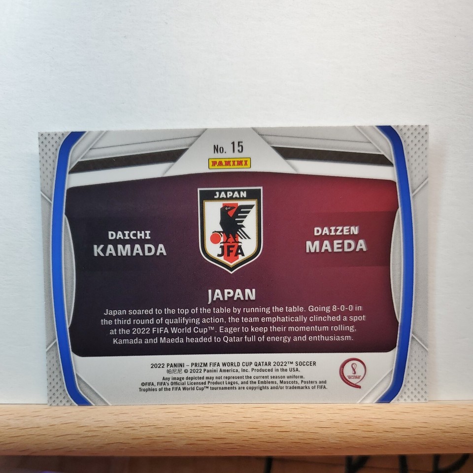 2022 Prizm Soccer FIFA Cup QATAR Daichi Kamada & Daizen Maeda Connections # 15 | eBay