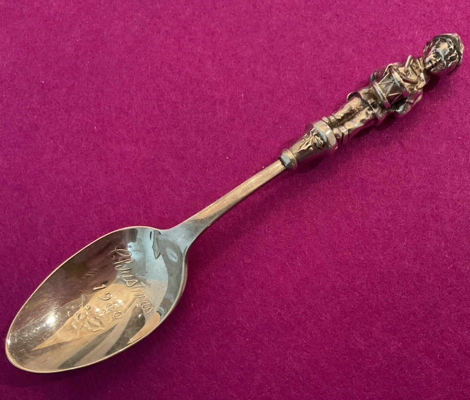 Little Drummer Boy Christmas Silver Spoon by Reed & Barton 1980 ...