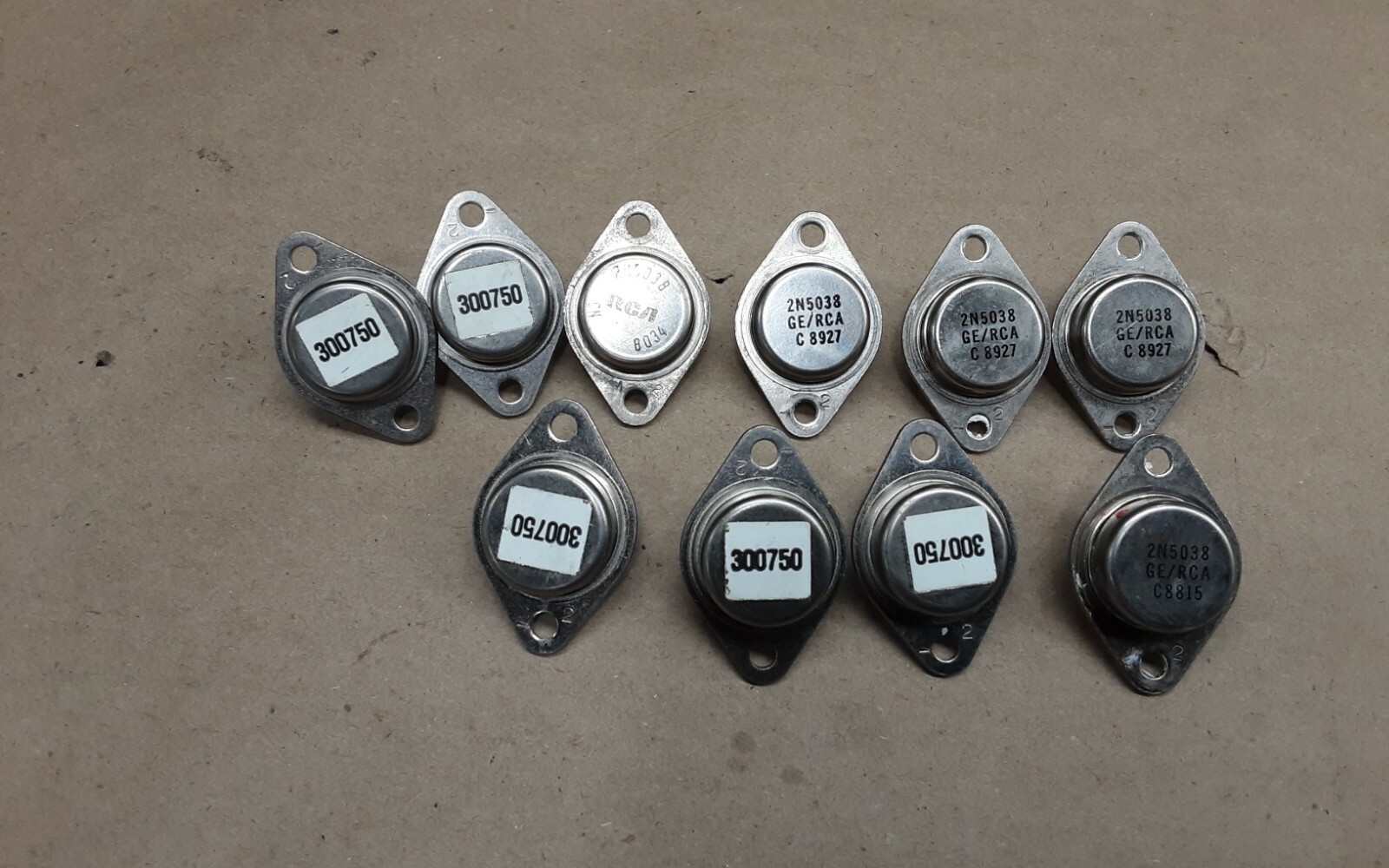 Lot of 10 RCA 2N5038 SILICON TRANSISTOR #05H2RM | eBay