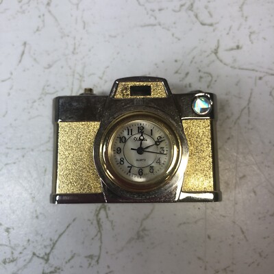 Vintage Collectable XANADU Camera Mini Clock Battery Quartz Analog | eBay