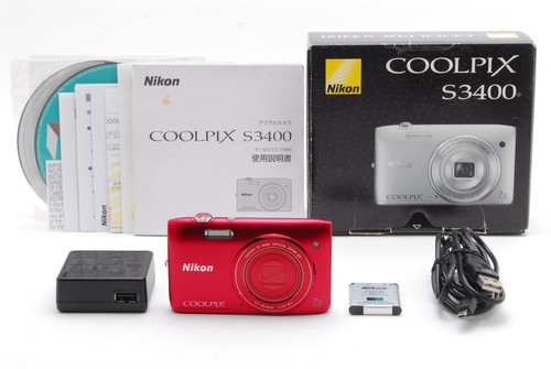 [NEAR MINT in Box] Nikon COOPLIX S3400 20.1MP Compact Digital Camera ...