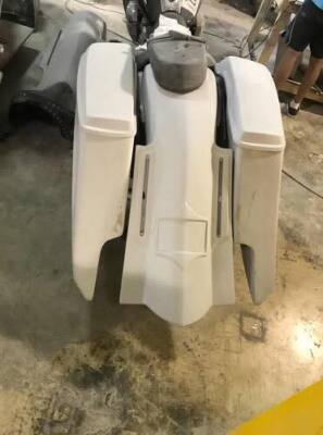 Yamaha Raider / Roadliner Fiberglass Bagger Kit Rear | Gray | United States