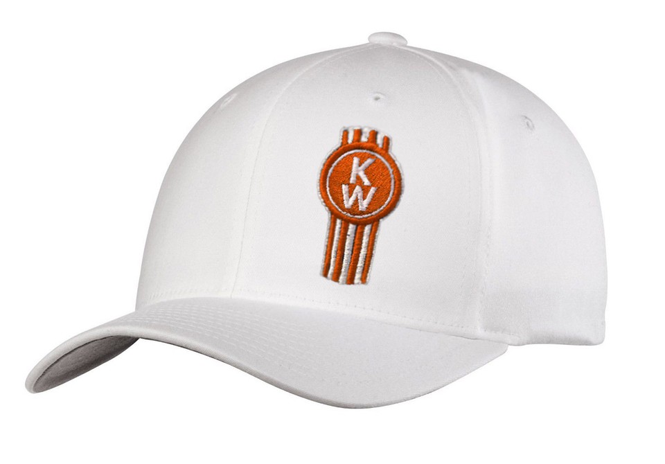 Kenworth KW hat cap fitted flexfit curved bill Trucker Truck Rig Diesel ...