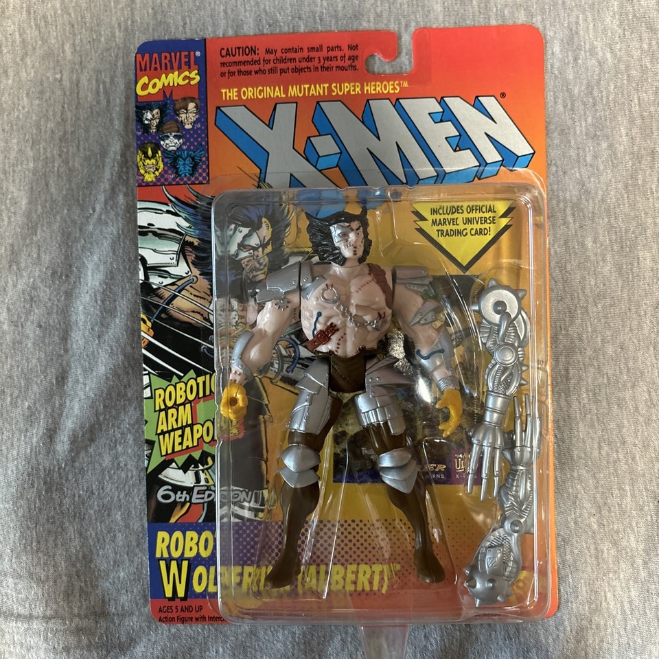 ToyBiz X-Men Robot Wolverine Albert Robotic Arm Weapons 1994 Action ...