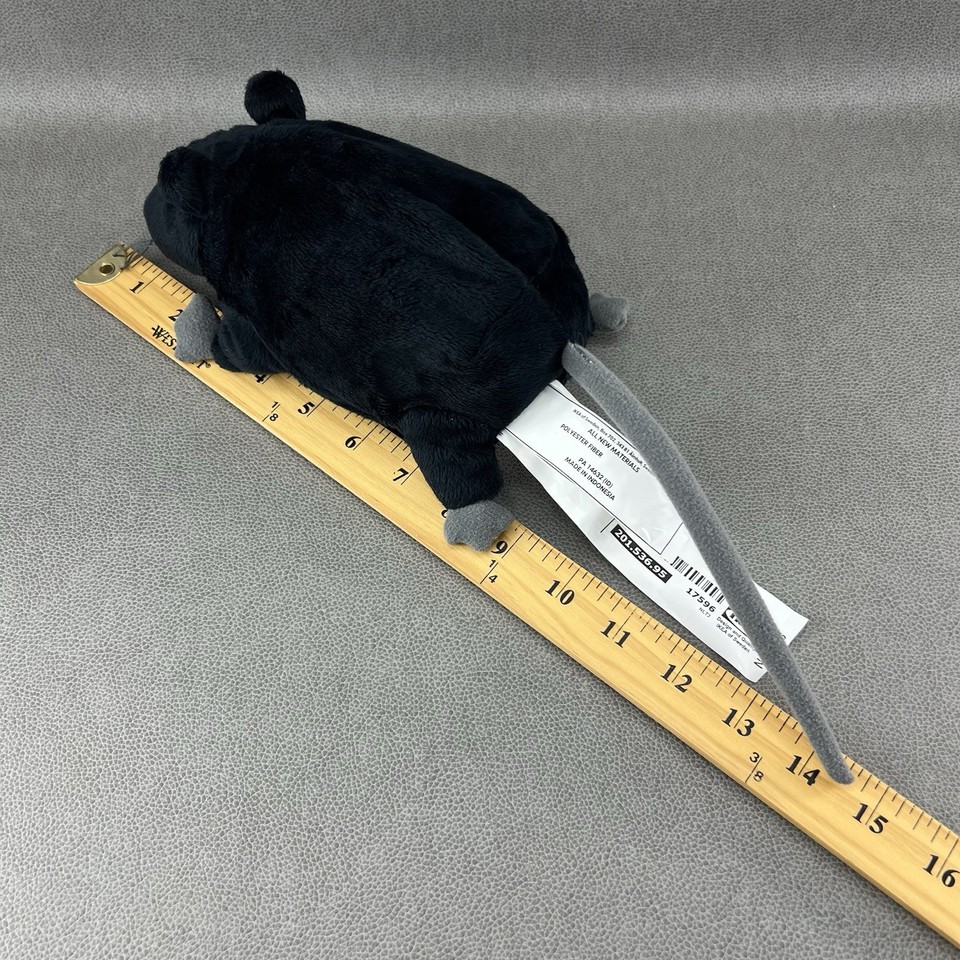 IKEA GOSIG RATTA Stuffed Animal Plush Rodent Black Mouse Rat with Tags ...