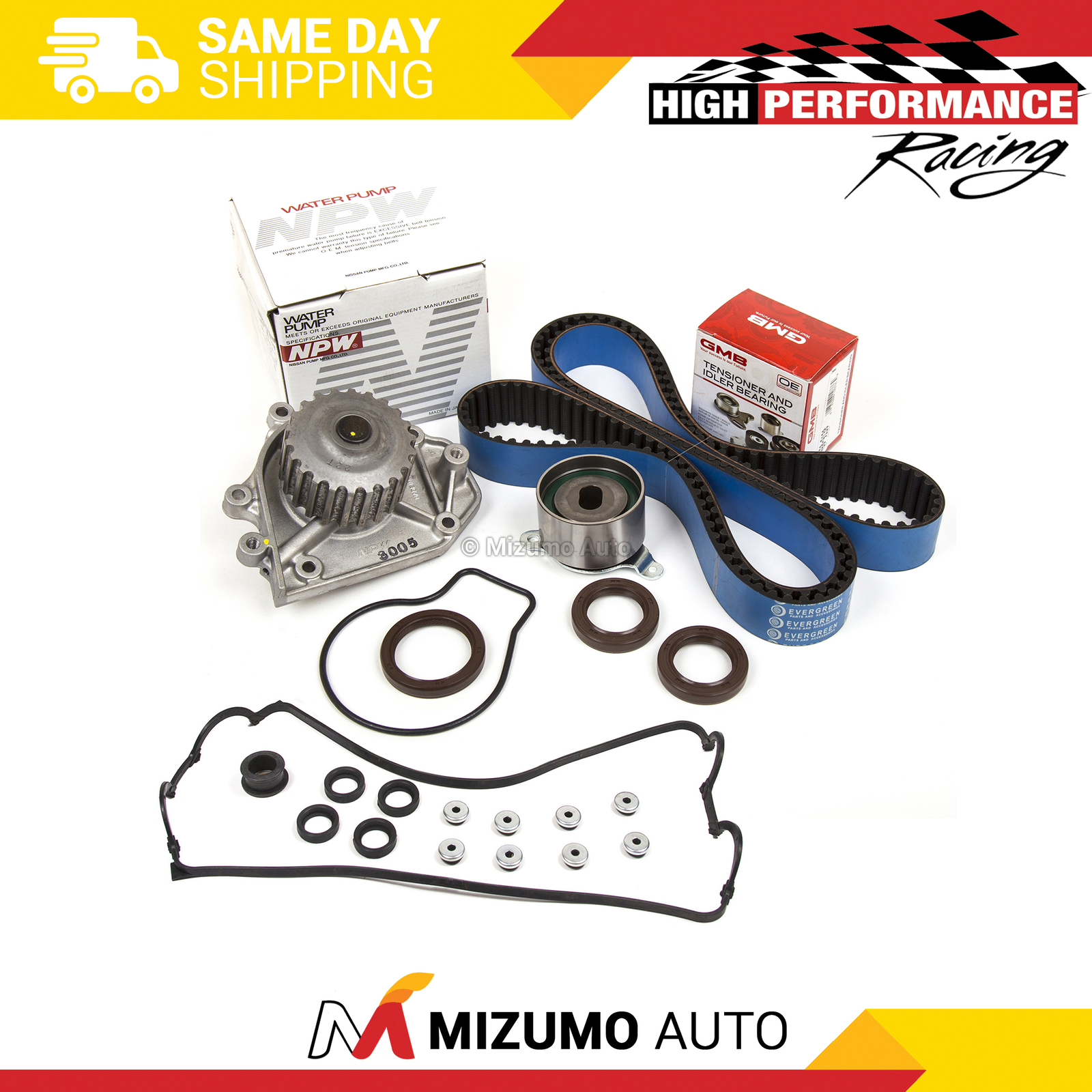 Timing Belt Kit Water Pump Valve Cover Gasket Fit92-01 Acura 1.8 B18c1 ...