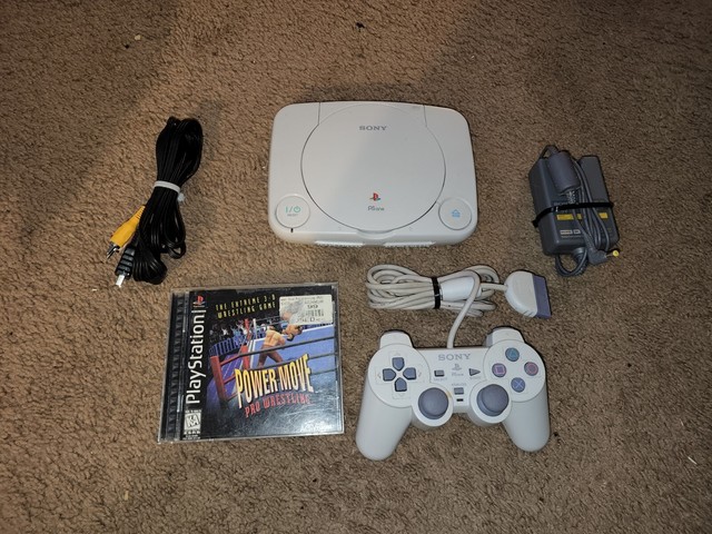 Sony PSOne Video Game Console - White (SCPH-101/94015) for sale online ...