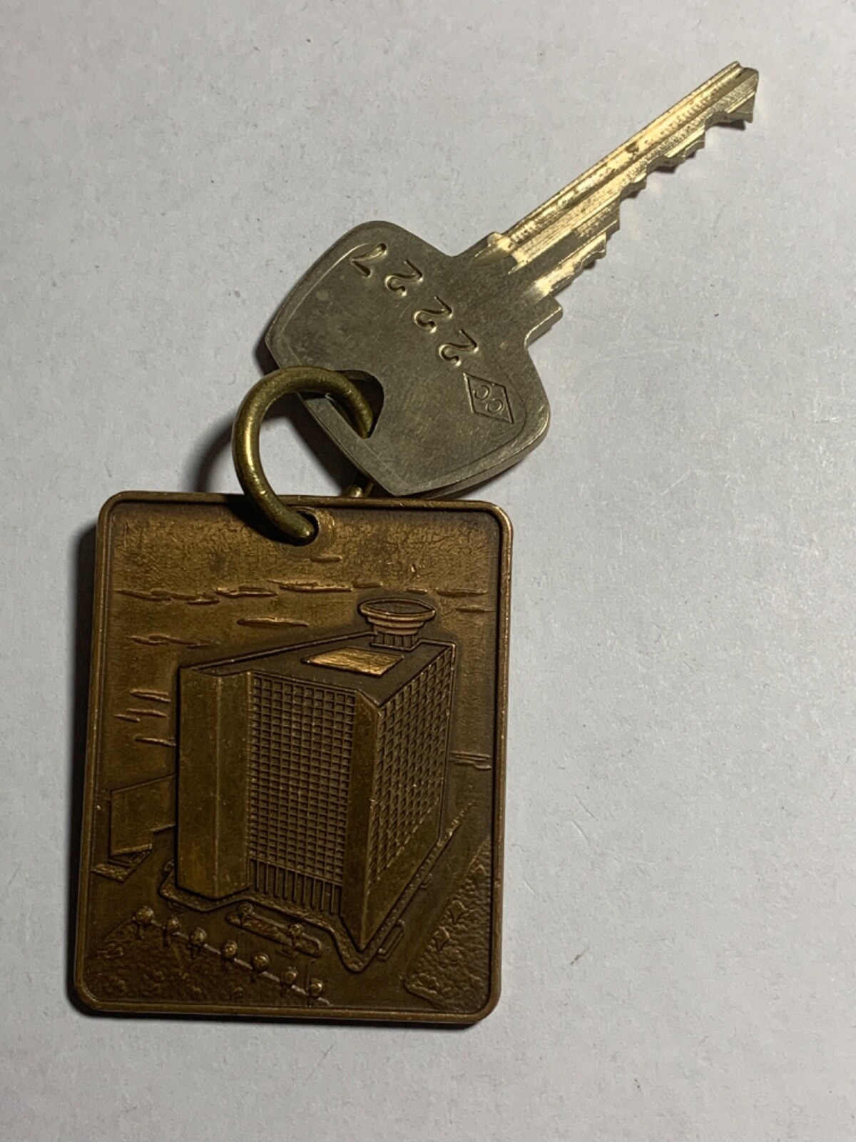 Hyatt Regency Hotel Motel Room Key BRASS Fob with Key Houston Texas ...