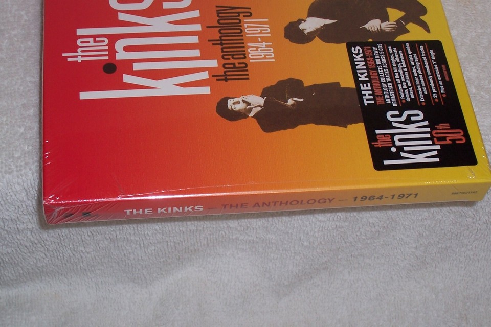 The Kinks 50th The Anthology 1964-1971 5 CD Box Set w/7" Vinyl Single ...