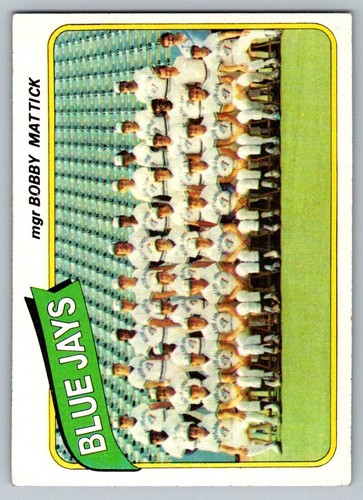 1980 Topps #577 Toronto Blue Jays CL/Bobby Mattick MG | eBay