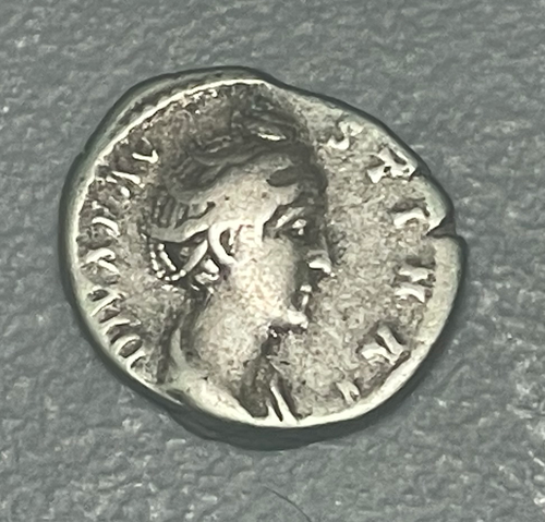Empress Diva Faustina I Senior Ancient Silver Denarius Coin Roman ...