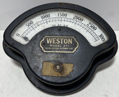 Weston Model 271 RPM Gauge Steampunk | eBay
