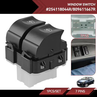 Electric Window Switch Driver 254118044R For Renault Clio MK4 Traffic ...