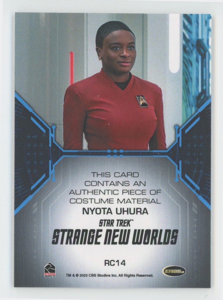 Star Trek Strange New Worlds S1 Relic Card • Nyota Uhura • RC14 | eBay
