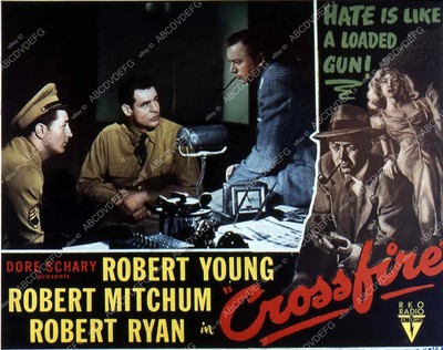 35m-10815 Robert Mitchum Robert Ryan Robert Young film noir Crossfire 35m-10815 | eBay