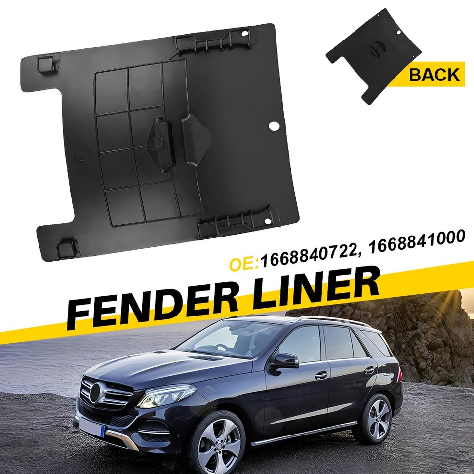 For 2013 2014-19 Mercedes-Benz Black Fender Liner Access Cover L/R ...