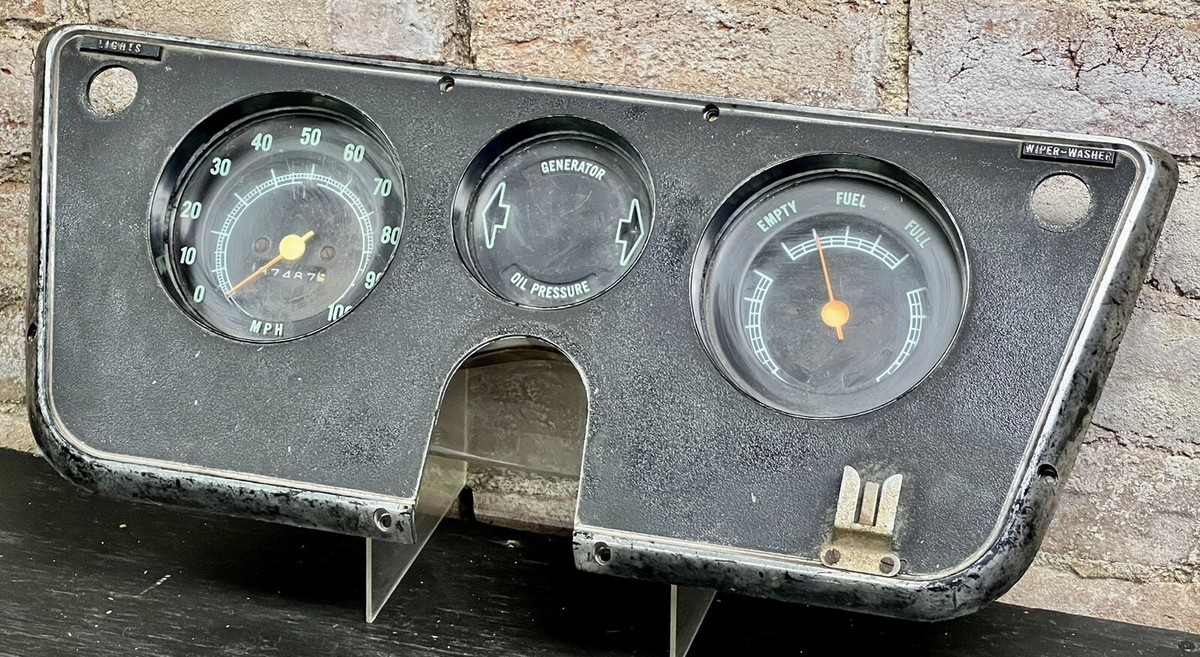 1972 Chevy Truck Instrument Cluster GlowShift | 7 Color Series C10