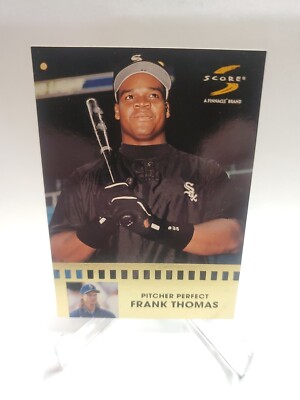 1997 Score Pitcher Perfect Frank Thomas Randy Johnson #10 HOF | eBay