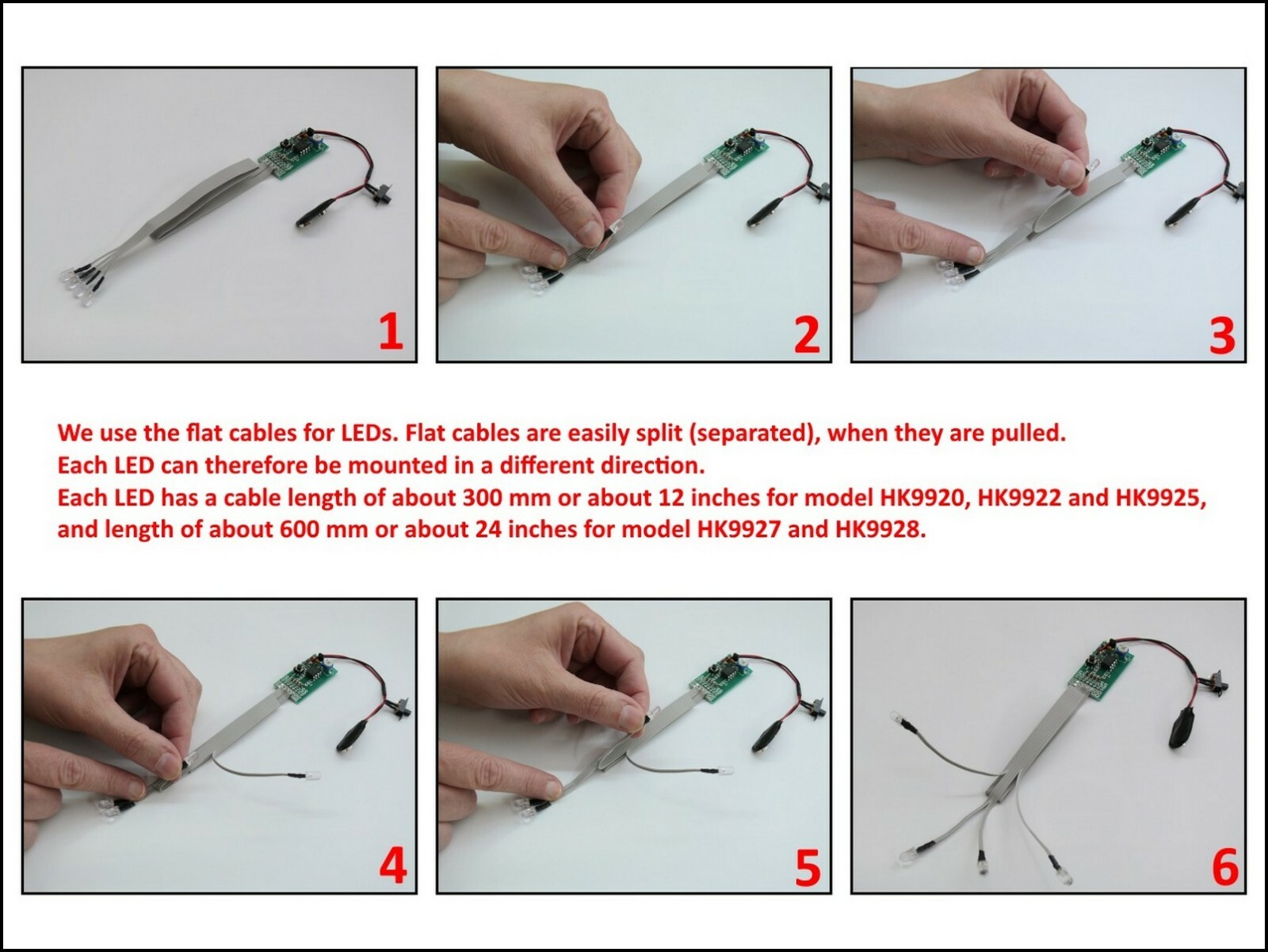 RC Aeroplane Plane Aircraft Helicopter RC LED Light System Kit - HK9927 ...