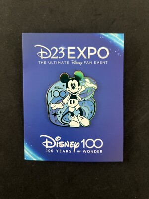 D23 Expo 2022 Legends Award Show Gift Mickey Mouse Disney 100 Promo Pin ...