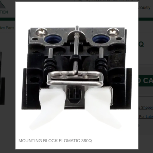 MOUNTING BLOCK FLOMATIC 380Q # 82-1512 | eBay