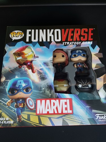 Funkoverse Pop Marvel Avengers Strategy Board Game SEALED 100 new 4 ...
