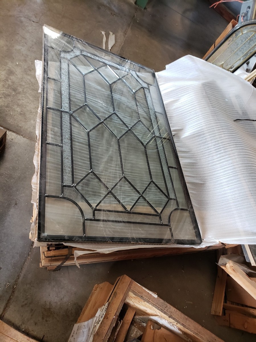 Replacement Leaded Glass Door Inserts