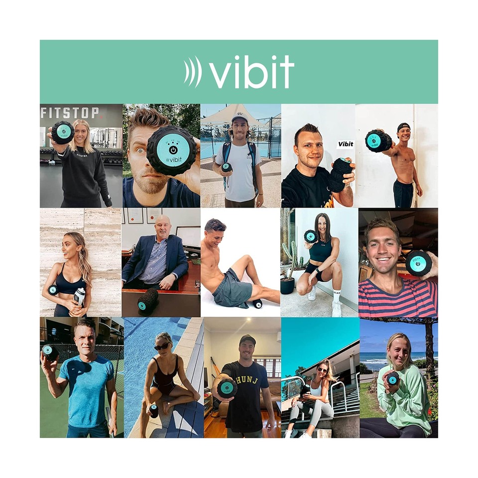 Vibit - Vibrating Massage Roller for Foot, Leg, Muscles, and More ...