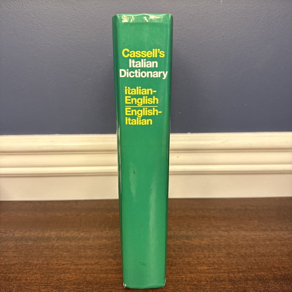 Cassell’s Italian Dictionary – Italian-English – English-Italian–Hard ...