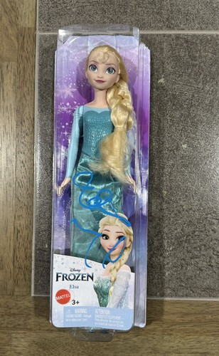 Idina Menzel Signed Frozen Elsa Figure Disney Mattel Toy Doll Let It Go ...