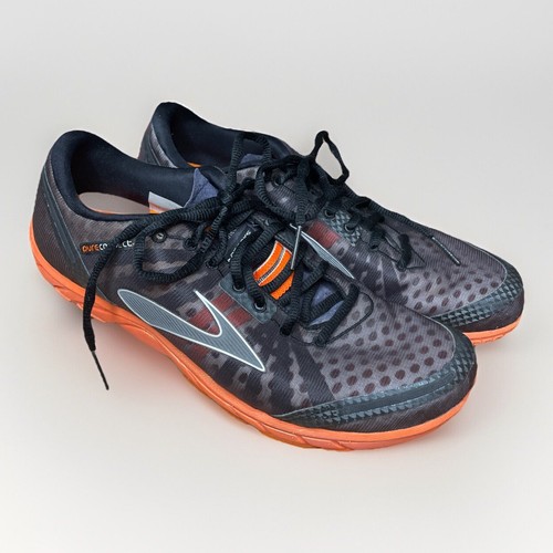 Brooks Pure Connect Black And Orange Men’s Running Tennis Shoes Size 10 ...