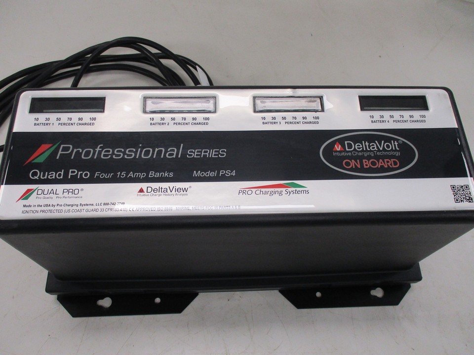 PRO CHARGING SYSTEMS QUAD PRO 4 / 15 AMP BATTERY BANKS 2017PCS31948418 ...
