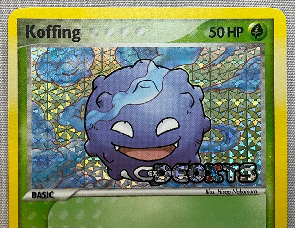 Pokémon Koffing #62/107 Reverse Holo Common - 2005 EX Deoxys - NM to MT ...
