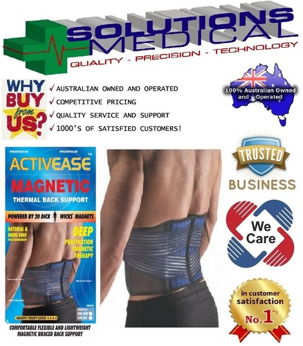 Dick Wicks Activease Thermal Back Support Magnetic Therapy Pain Relief ...