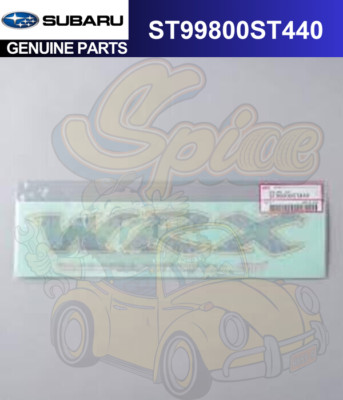 Subaru GC8 IMPREZA WRX STi Genuine Rear Trunk Pink Decal Sticker ...