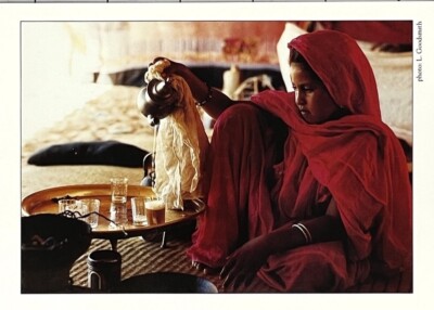 Lauren Goodsmith (b. 1960) Art Show Announcement Card 1991 - Tea In The ...