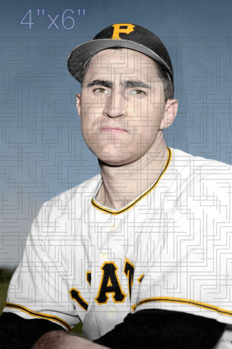 Johnny Hetki - c. 1953-54 Pittsburgh Pirates - choose a size ...
