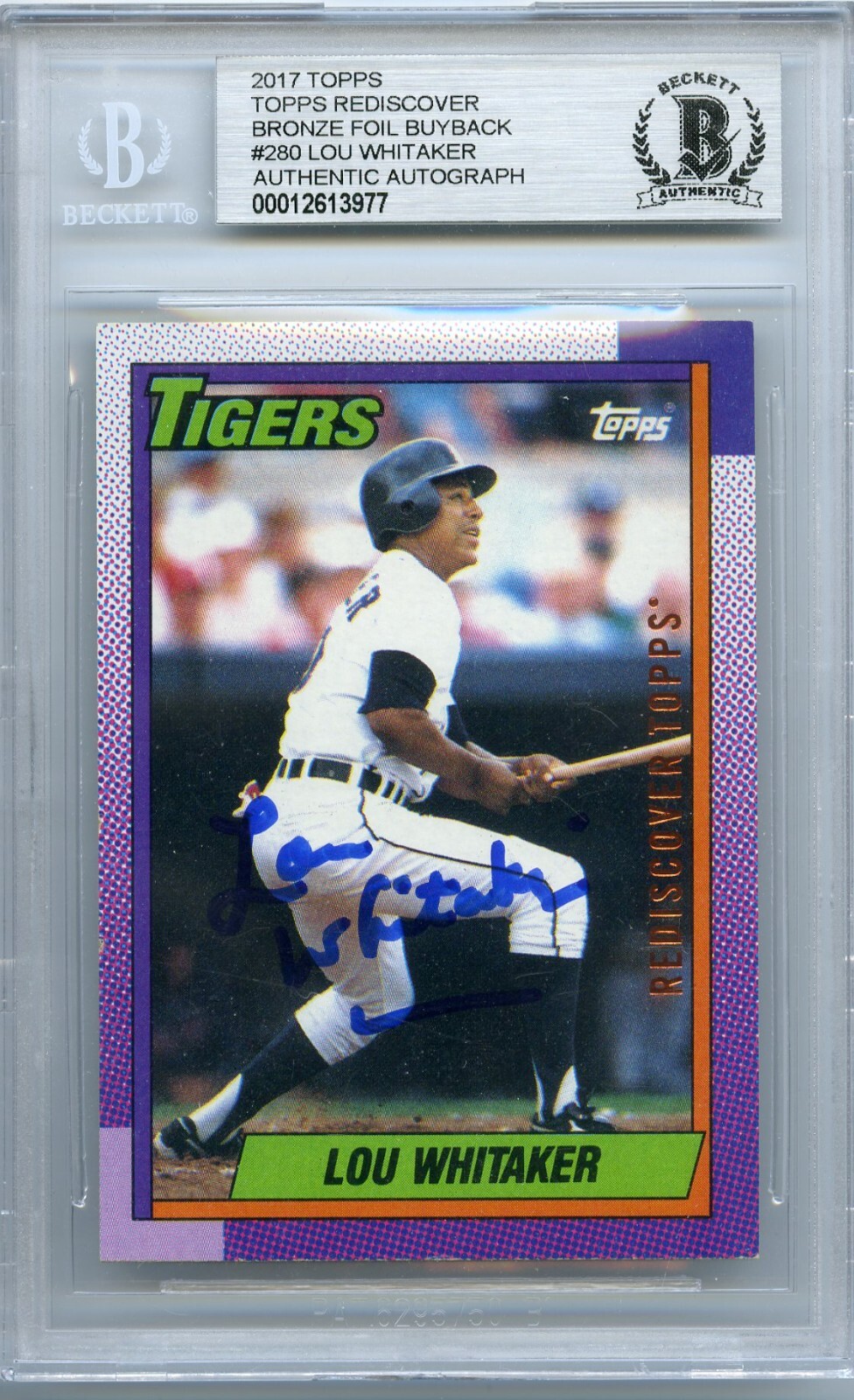 Lou Whitaker Autographed Memorabilia | Signed Photo, Jersey ...