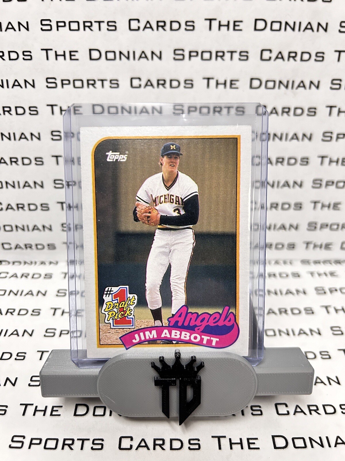 1989 Topps Jim Abbott #573 Rc Rookie Los Angeles Angels | eBay