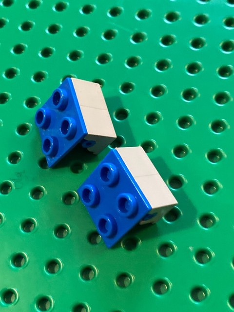 LEGO 3937-6134 1x2 Rocker Bearing & Top (hinge Brick) 4211066-4124096 ...