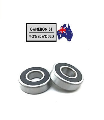 2 x COX LAWN MOWER DRIVE CONE SPINDLE SHAFT BEARINGS BB205215NS ...
